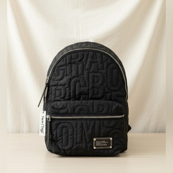 Marc Jacobs | Bags | Nwt Marc Jacobs Md Black Quilted Backpack | Poshmark